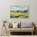 Spacious Farm Painting | Country Scene Print | Abstract Mountain ...
