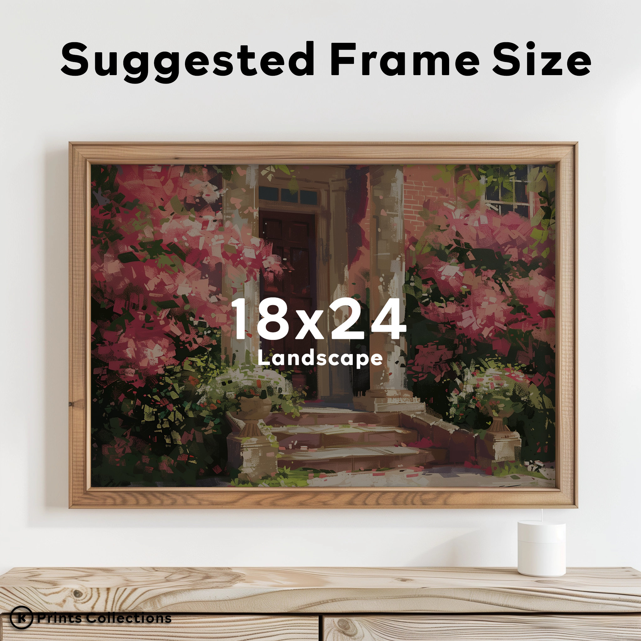 Colonial Countryside Home Abstract Oil Painting | Summer Collection ...