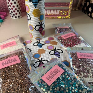 BLING Rhinestone Tumbler Kit DIY - You Pick Option - Etsy