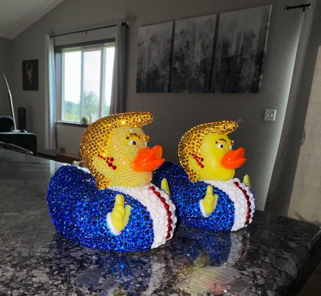 Trump MAGA Bling Rhinstone Duck - Etsy