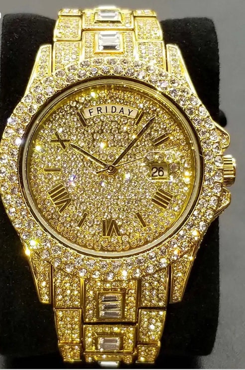 Men/woman Luxury Crystal Watches - Etsy