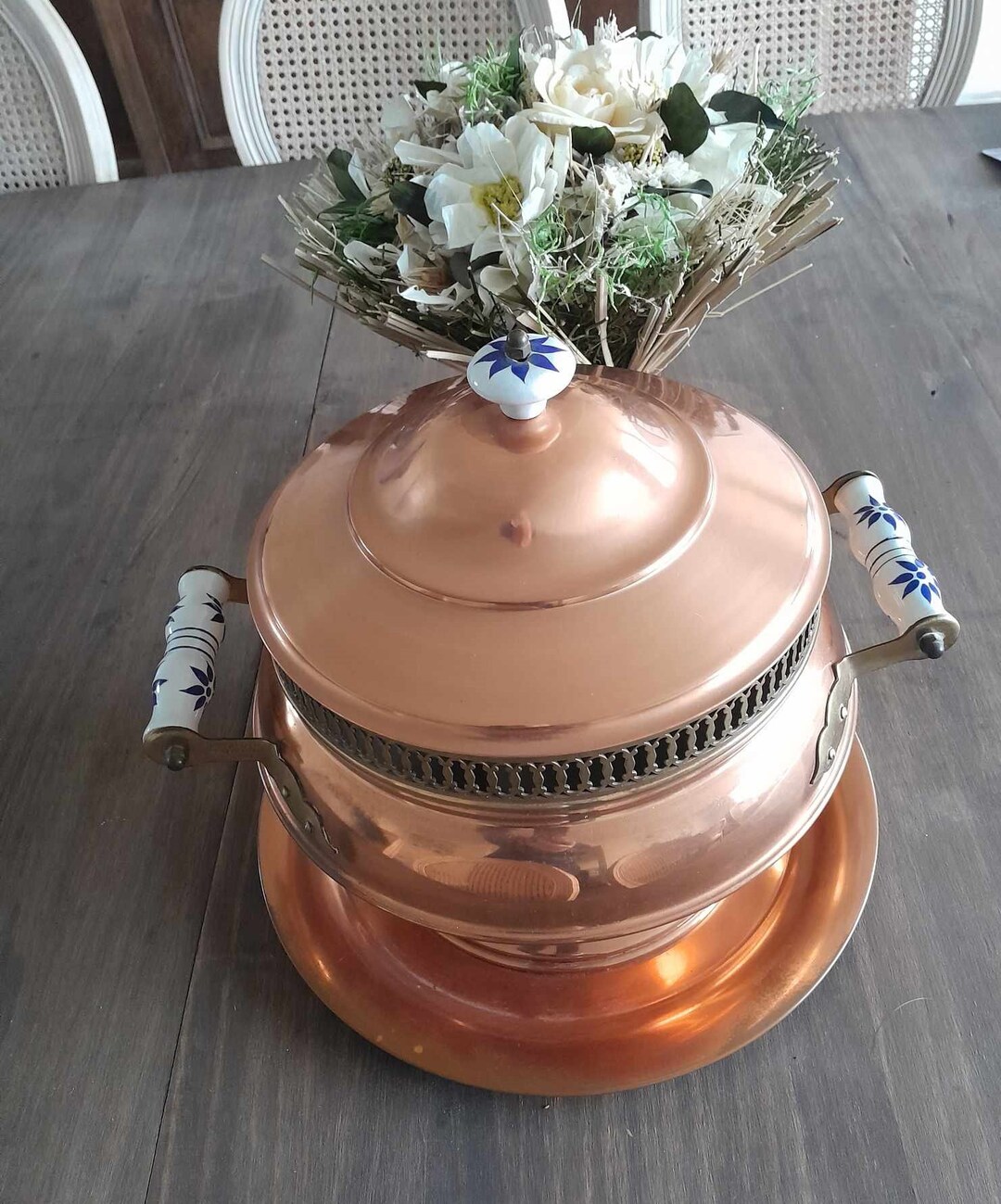 Vintage Copper Soup Tureen From the 1950s Quality French Craftsmanship ...