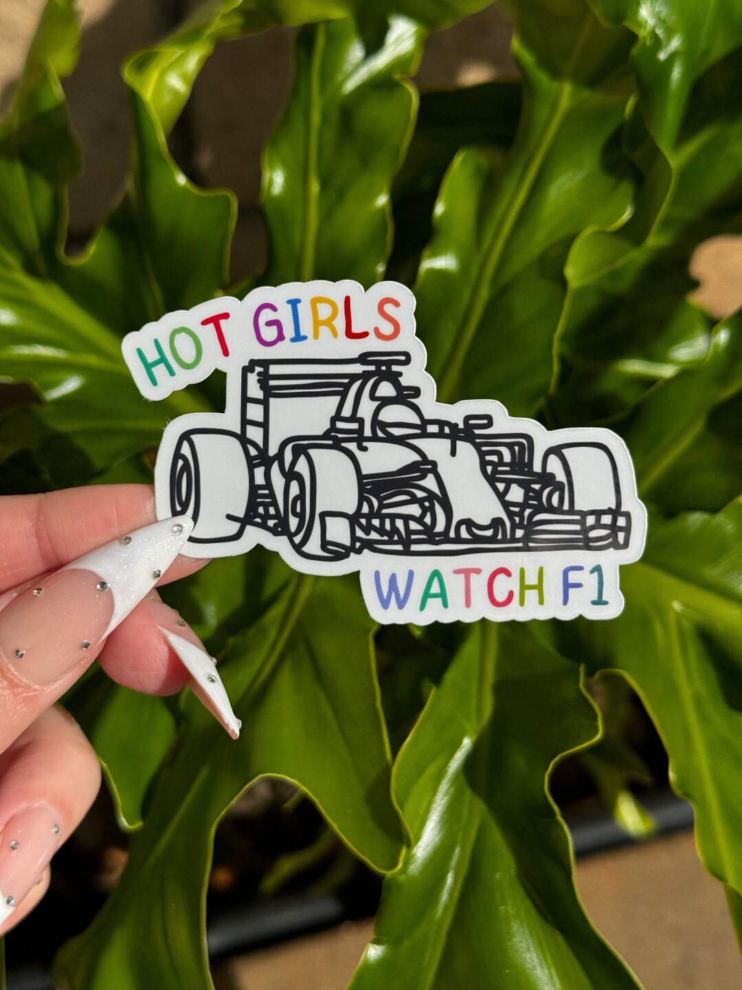 Hot Girls Watch F1 Colorful Sticker F1 Cute Sticker Cute Sticker for ...