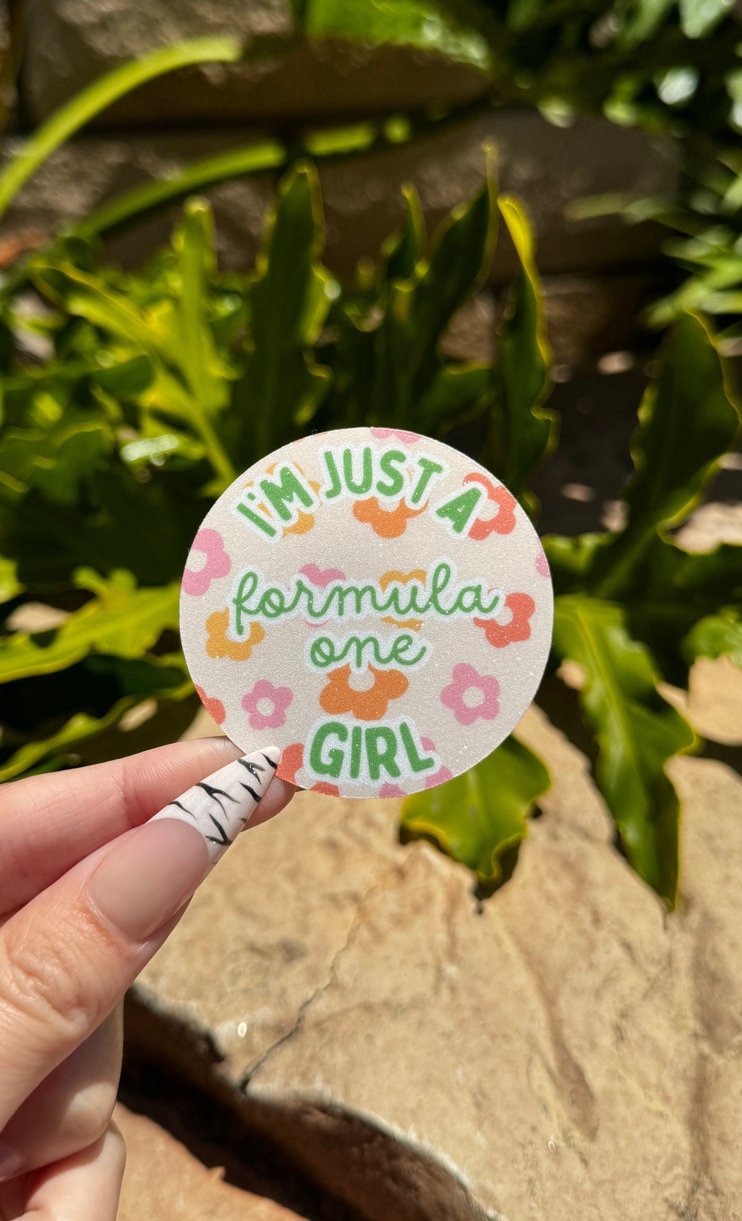 Formula One Girl F1 Frosted Sticker | Limited Quantity | F1 Cute ...
