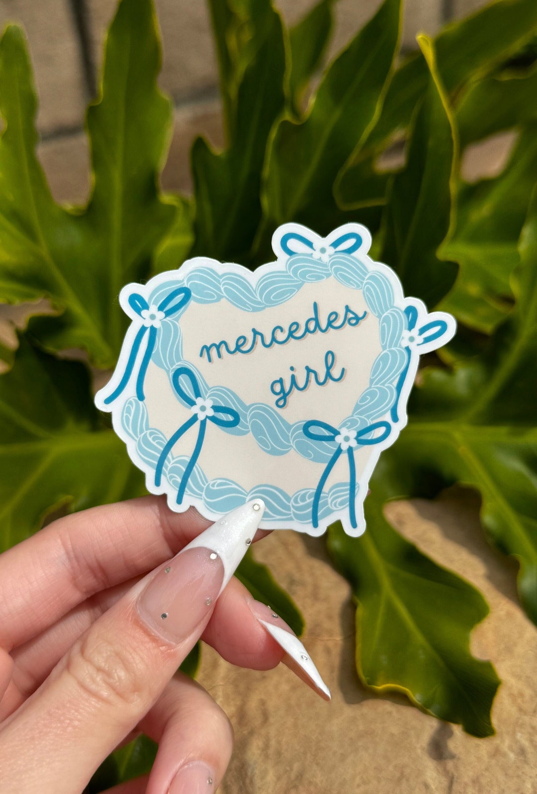 Mercedes Girl F1 Sticker | F1 Cute Sticker | Cute Sticker for Notebooks ...
