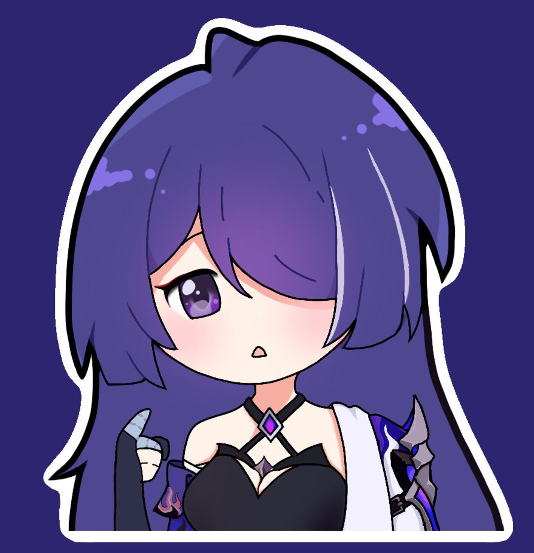 Honkai: Star Rail Acheron Vinyl Sticker Anime Sticker Cute Sticker HSR ...