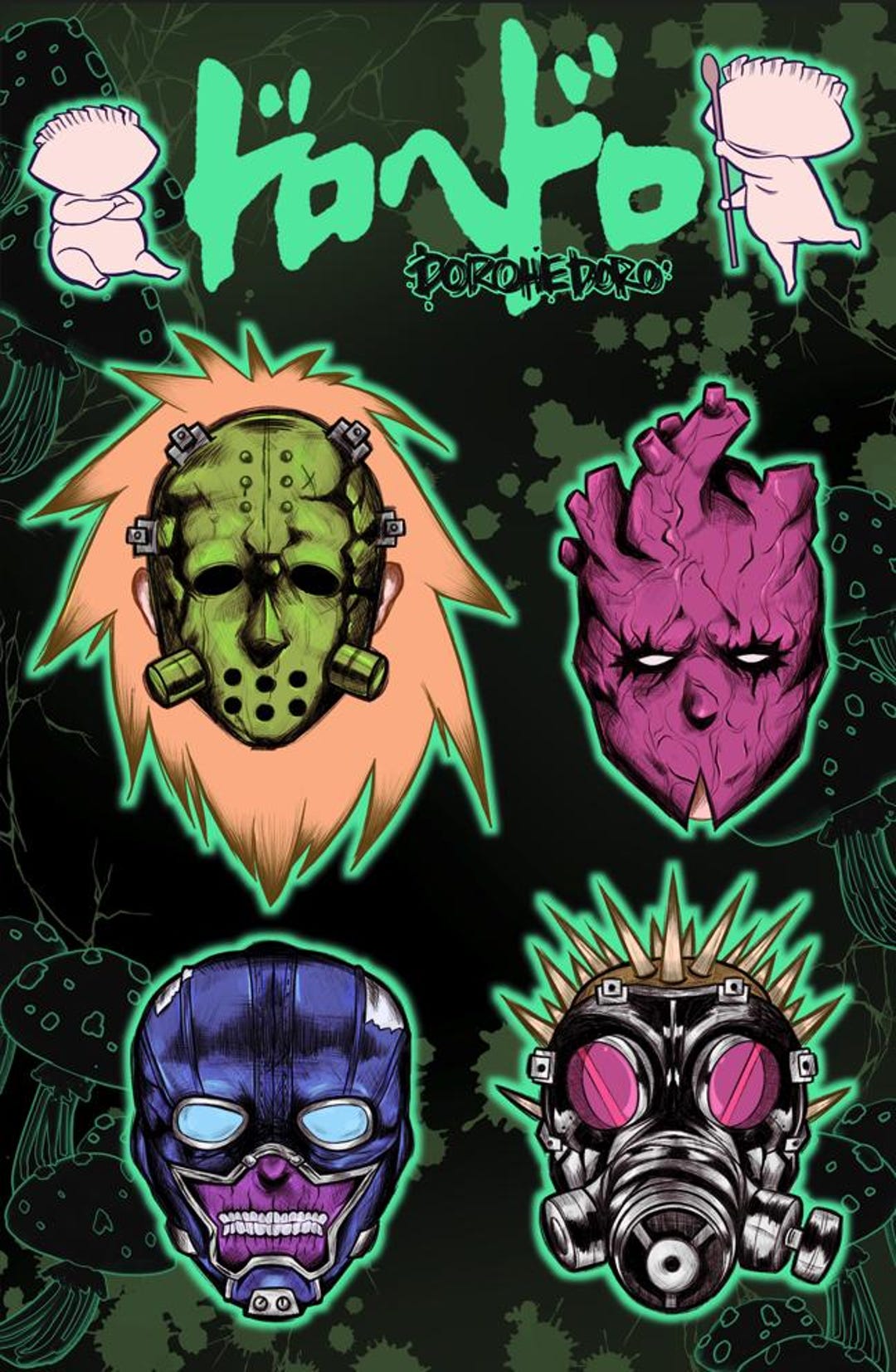 Dorohedoro Art Print Wall Art Anime Print DHDR Print - Etsy