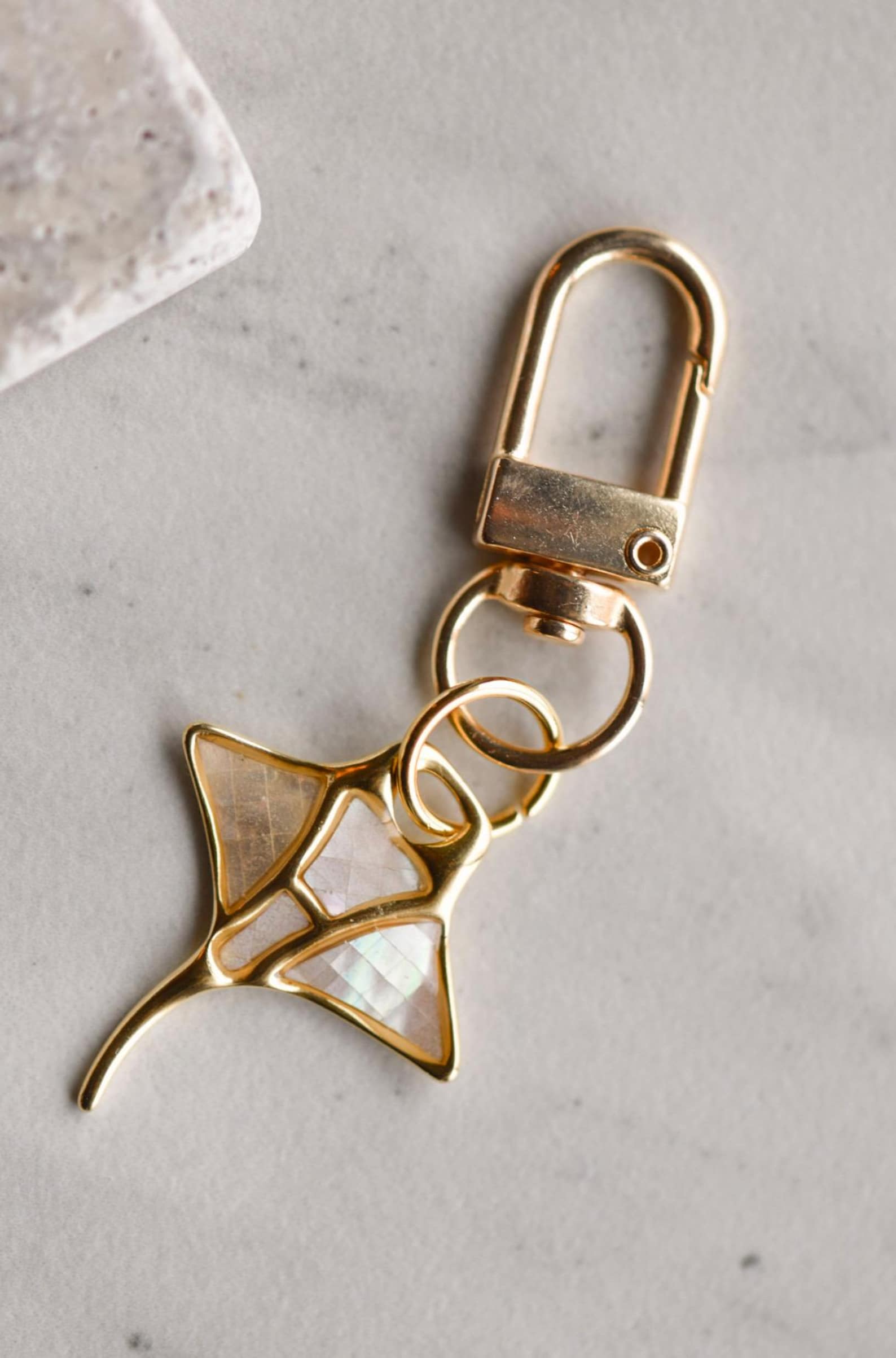 Manta Ray Keychain | Dainty Costal Manta Ray Keychain | Small Keychain ...
