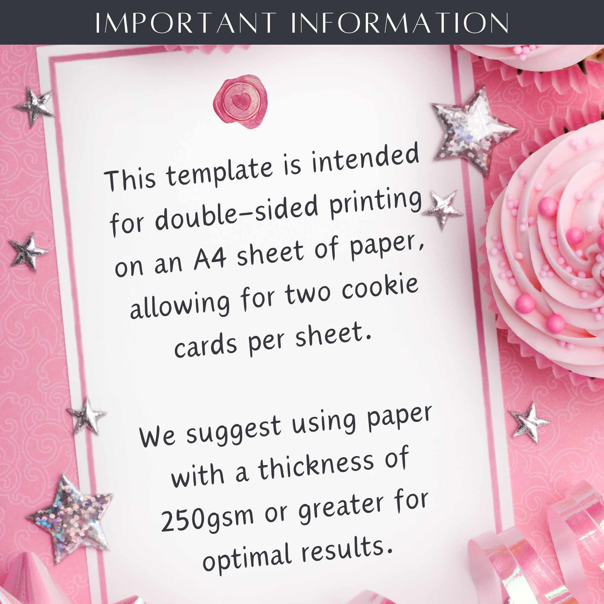 Happy Father's Day Cookie Bag Topper | Father's Day Cookie Backer Card ...