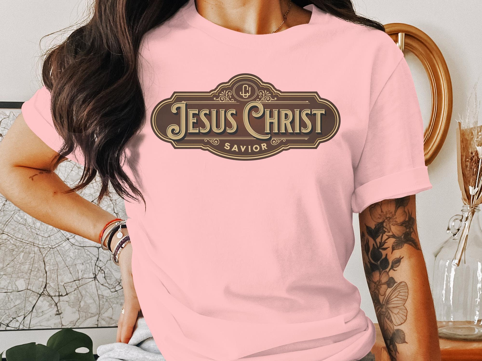 Vintage Jesus Christ Savior T-shirt, Christian Faith Religious Tee ...