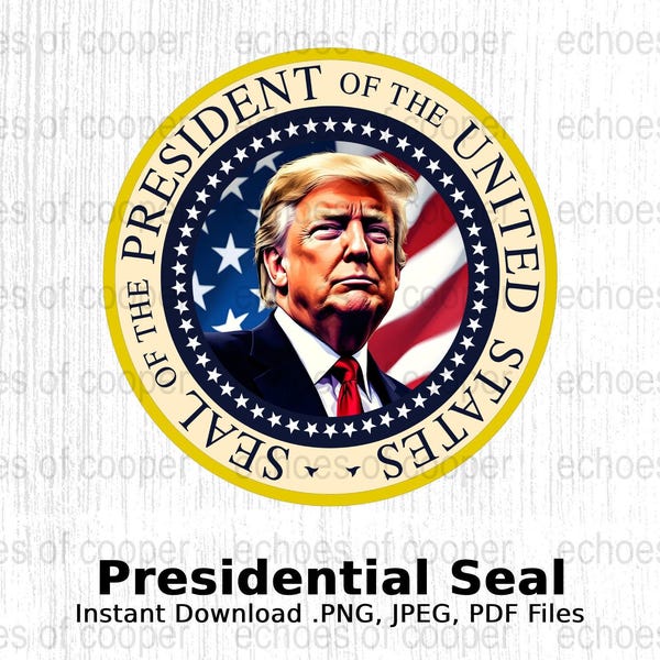 Trump Presidential Lapel Pin - Etsy
