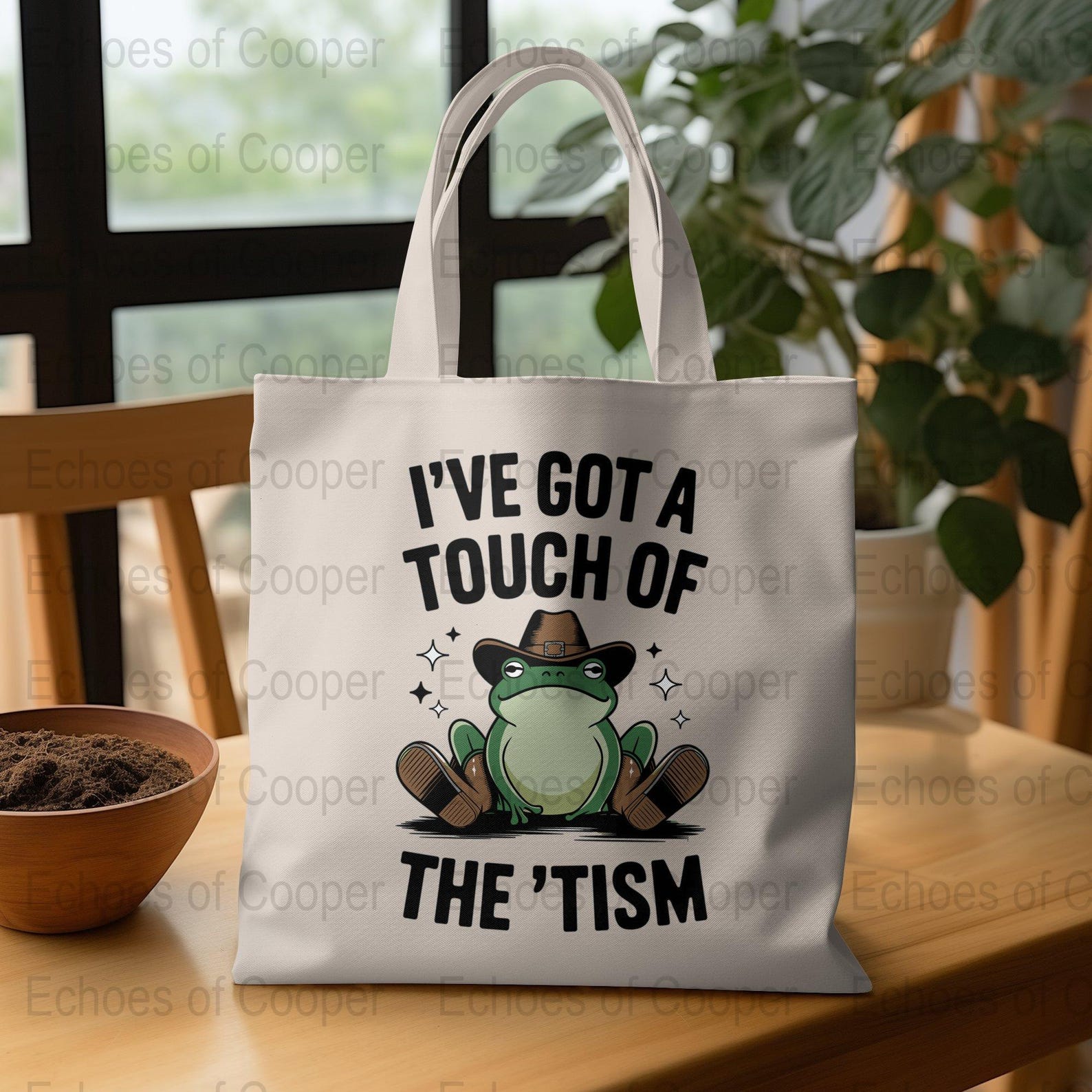 Autism Awareness Month Touch of the Tism Funny Frog Digital Art Design ...