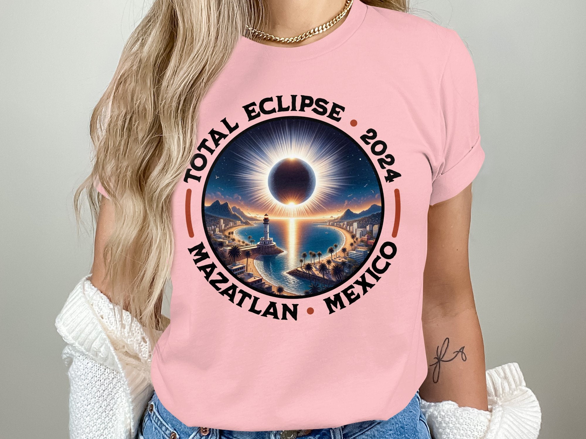 Total Eclipse 2024 Mazatlan Mexico T-shirt, Solar Event Collector Item ...