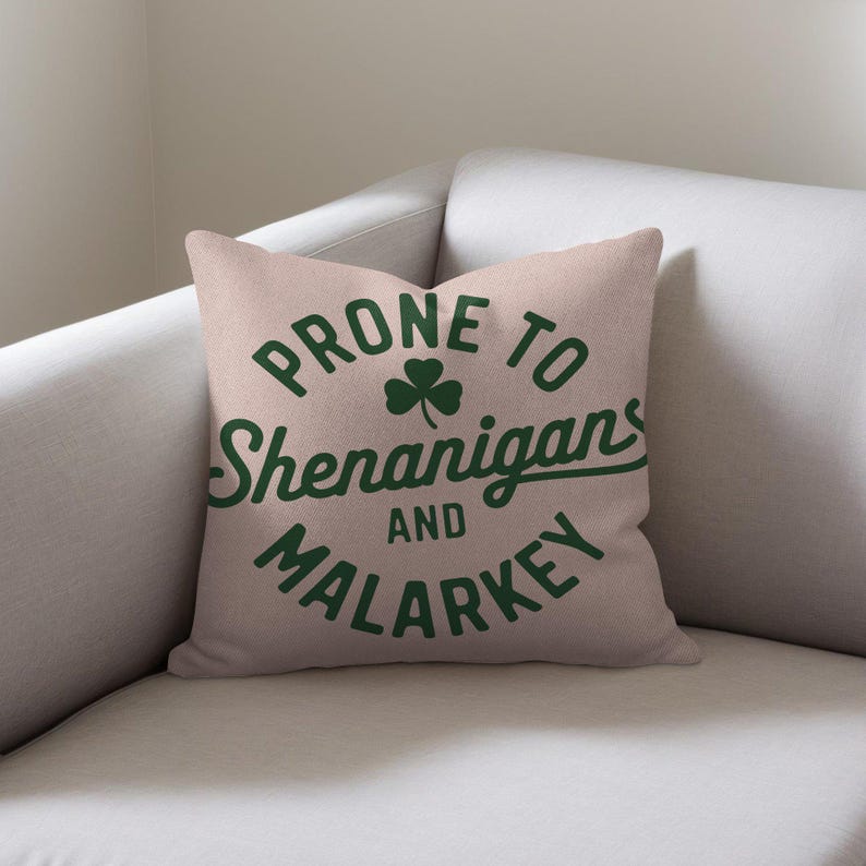 Prone to Shenanigans and Malarkey Digital Download, Fun St Patricks Day ...