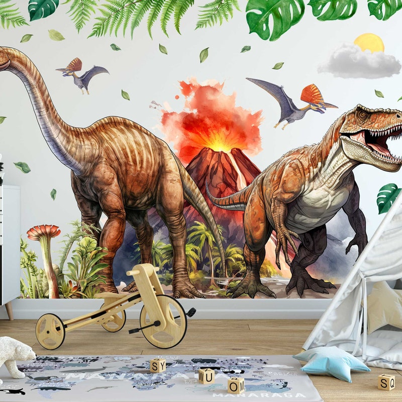 Dinosaur Wall Decal - Etsy