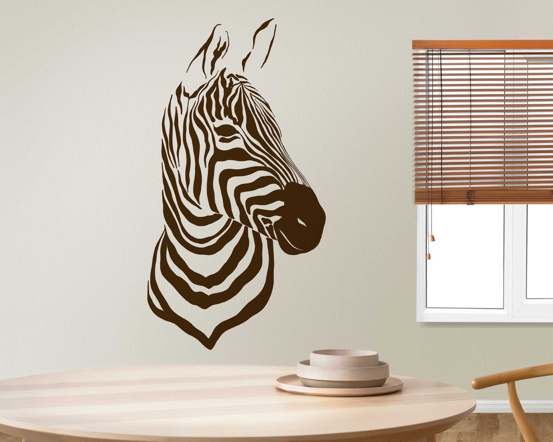 Safari Adventure: Playful Zebra Wall Decals - Nursery Wall Stickers for ...