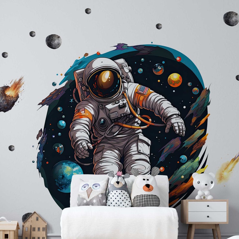 Meteor Wall Decal - Etsy