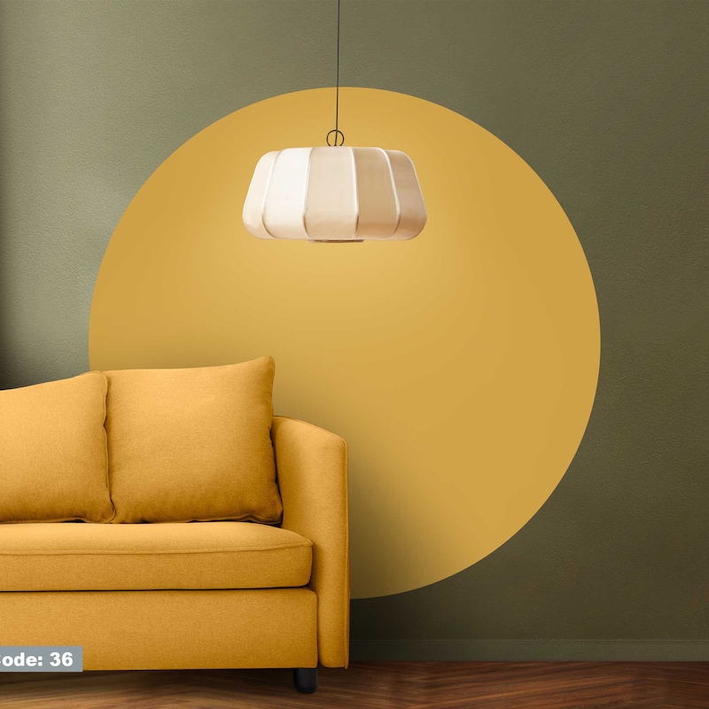 Gold Circle Wall Decor - Etsy