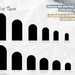 Boho Textured Arch Wall Decor Sticker - Premium Fabric Decal for ...