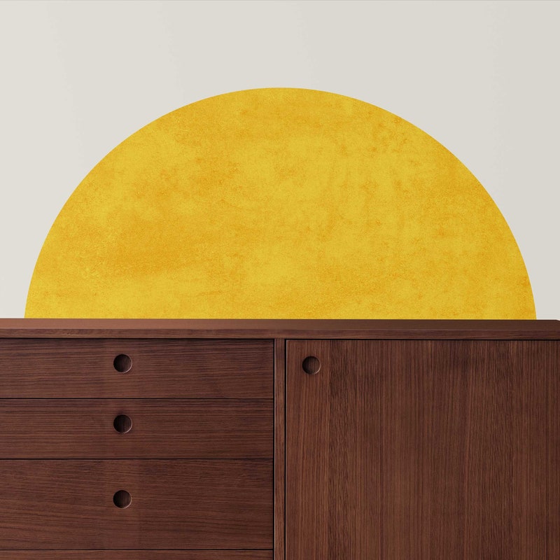 Half Circle Wall Decal - Etsy