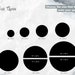 Mountain Sunset Circle Wall Decal - Boho Chic Decor, Removable Fabric ...
