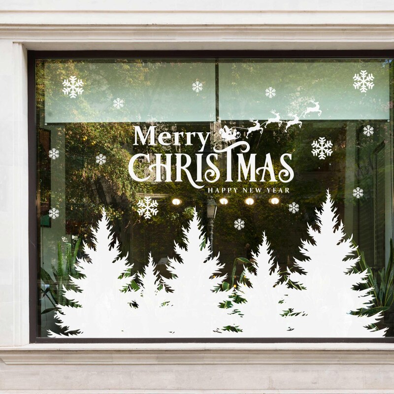 Christmas Window Decals - Etsy
