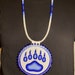 Shaded Blue Bear Paw Medallion - Etsy