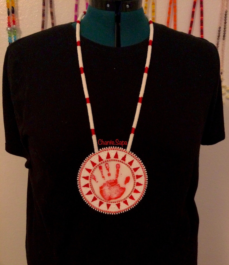 MMIW Beaded Medallion - Etsy