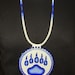 Shaded Blue Bear Paw Medallion - Etsy