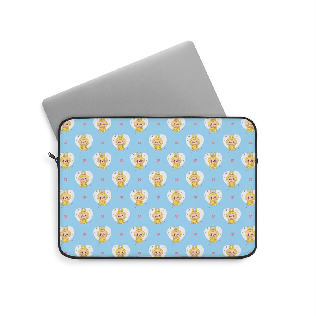 Labubu Doll Laptop Case Durable Padded Polyester Sleeve With Plush ...