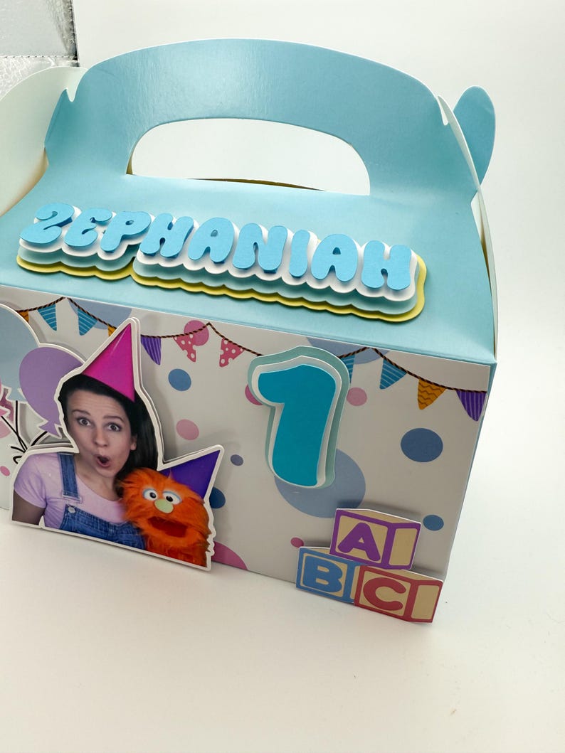 Ms Rachel Birthday Gable Boxes: Party Favors - Etsy
