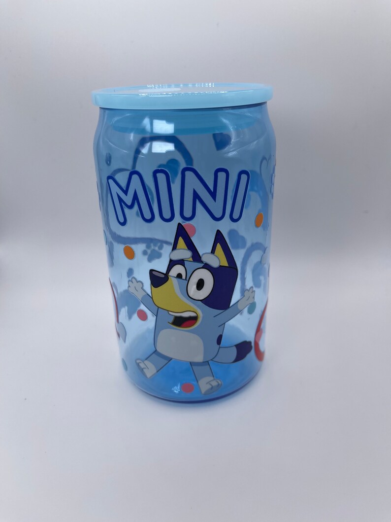 Bluey Cup | Bingo Cup | Kids Cup | 16oz Libbey Plastic Can | Bluey Kids ...