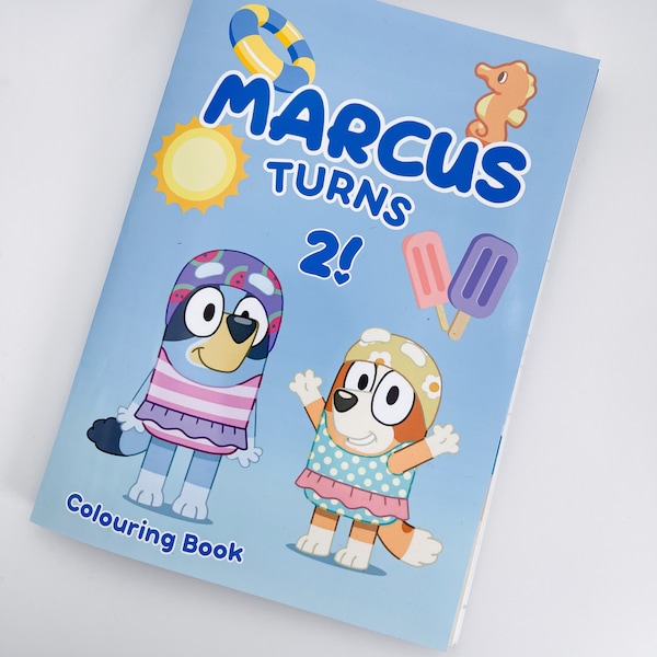 Bluey Personalized Books - Etsy