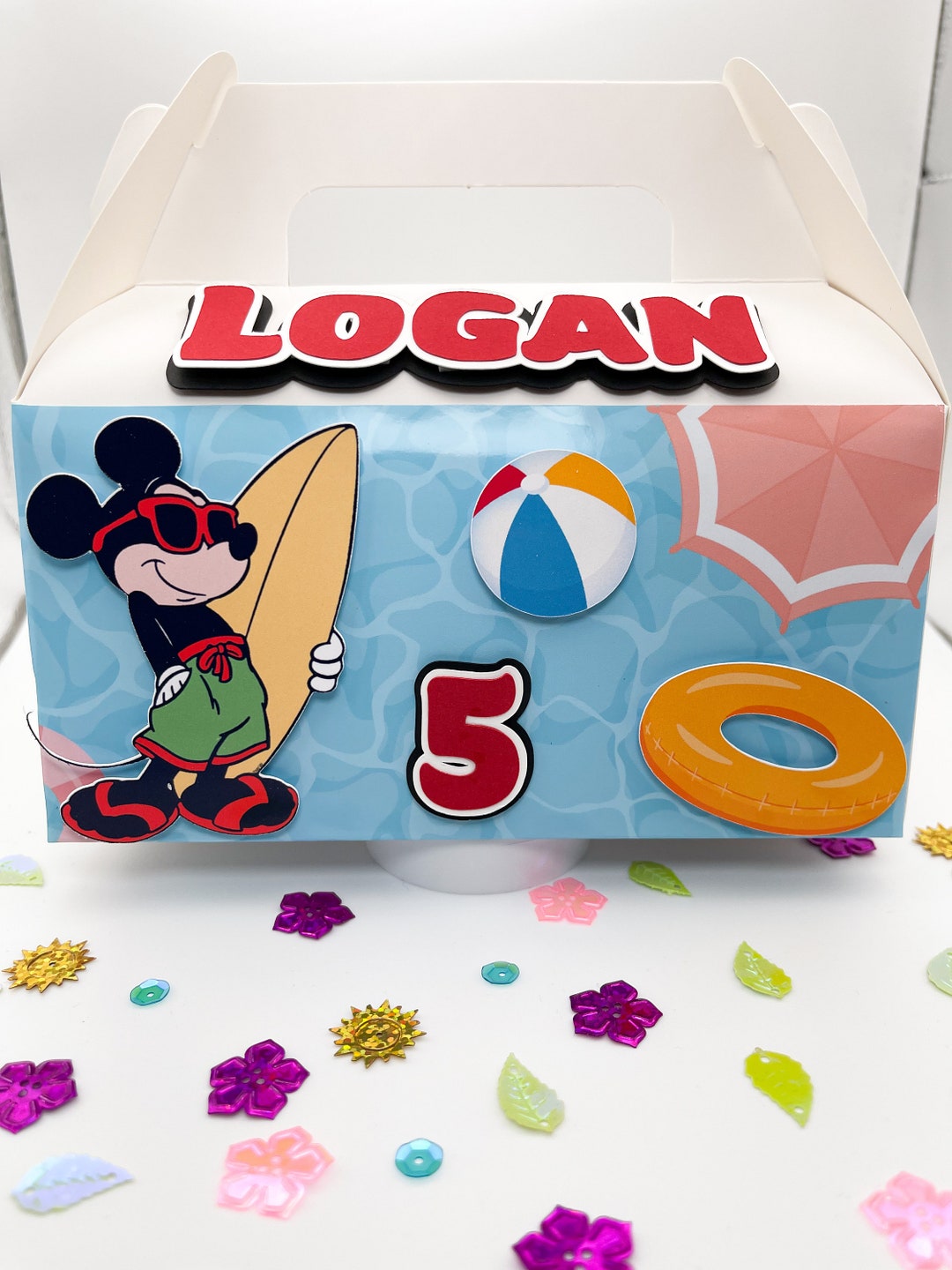 Mickey Mouse Gable Boxes, Mickey Party Favors, Mickey Mouse Birthday ...