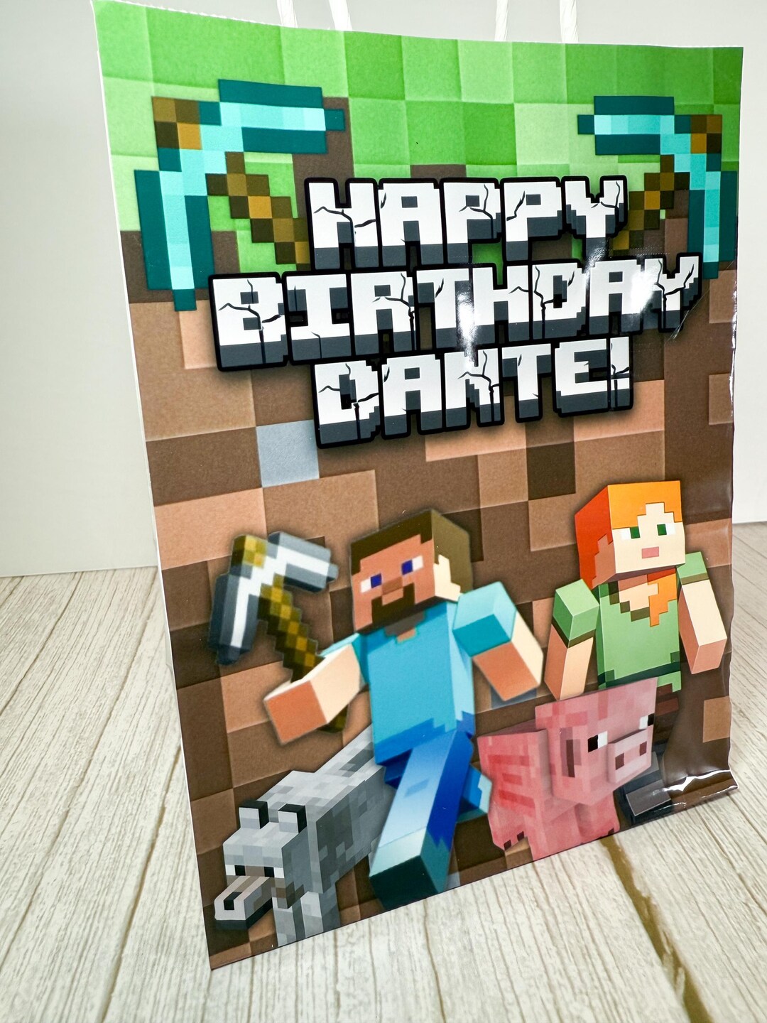 Minecraft Gift Bags, Minecraft Party Favors, Minecraft Birthday Party ...