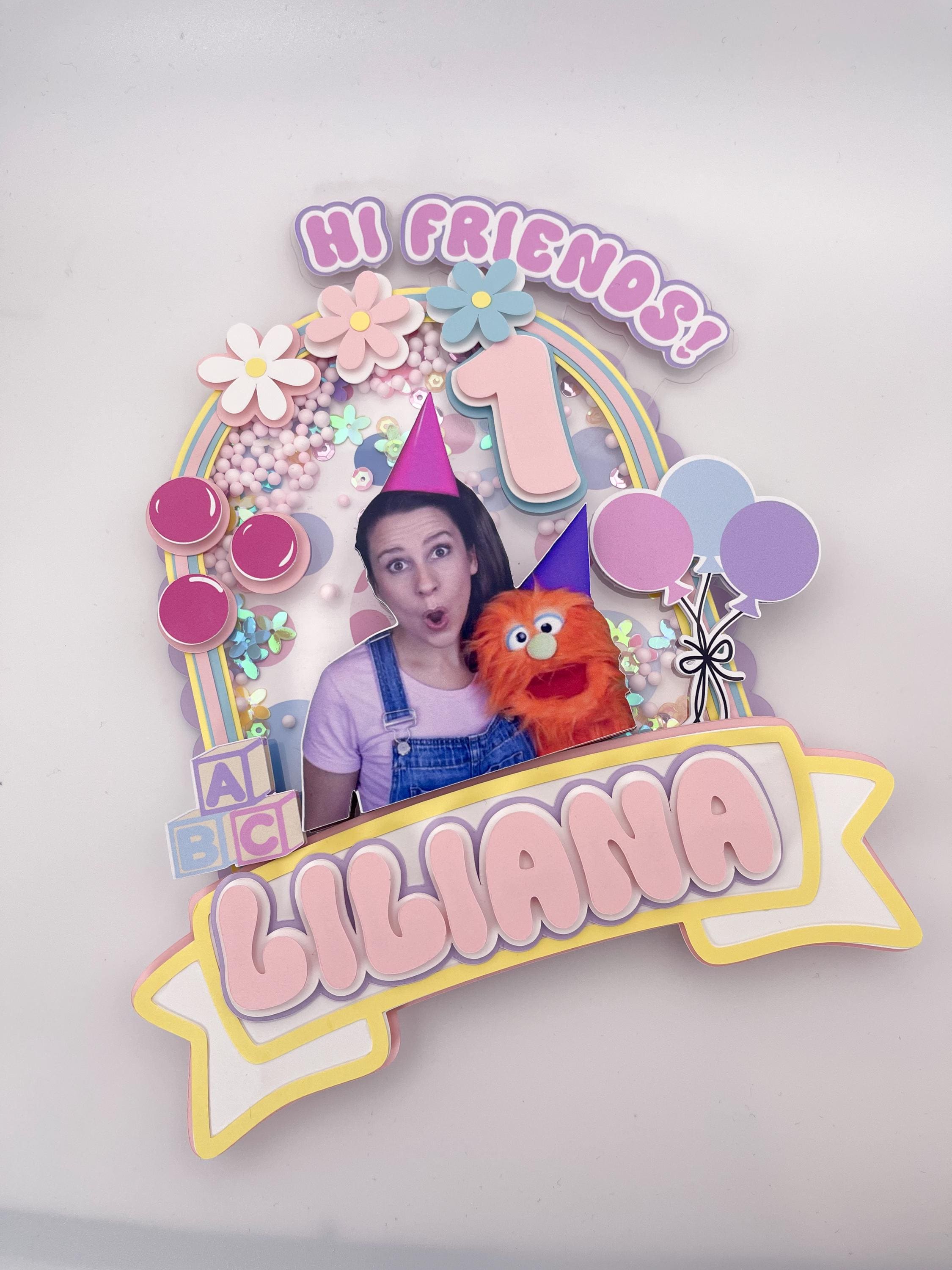 Ms Rachel Cake Topper, Personalized Cake Topper, Ms Rachel, First ...