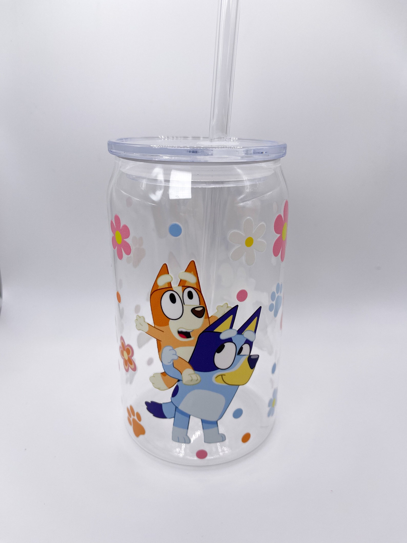 Bluey Cup | Bingo Cup | Kids Cup | 16oz Libbey Plastic Can | Bluey Kids ...