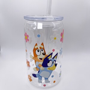 Bluey Cup | Bingo Cup | Kids Cup | 16oz Libbey Plastic Can | Bluey Kids ...