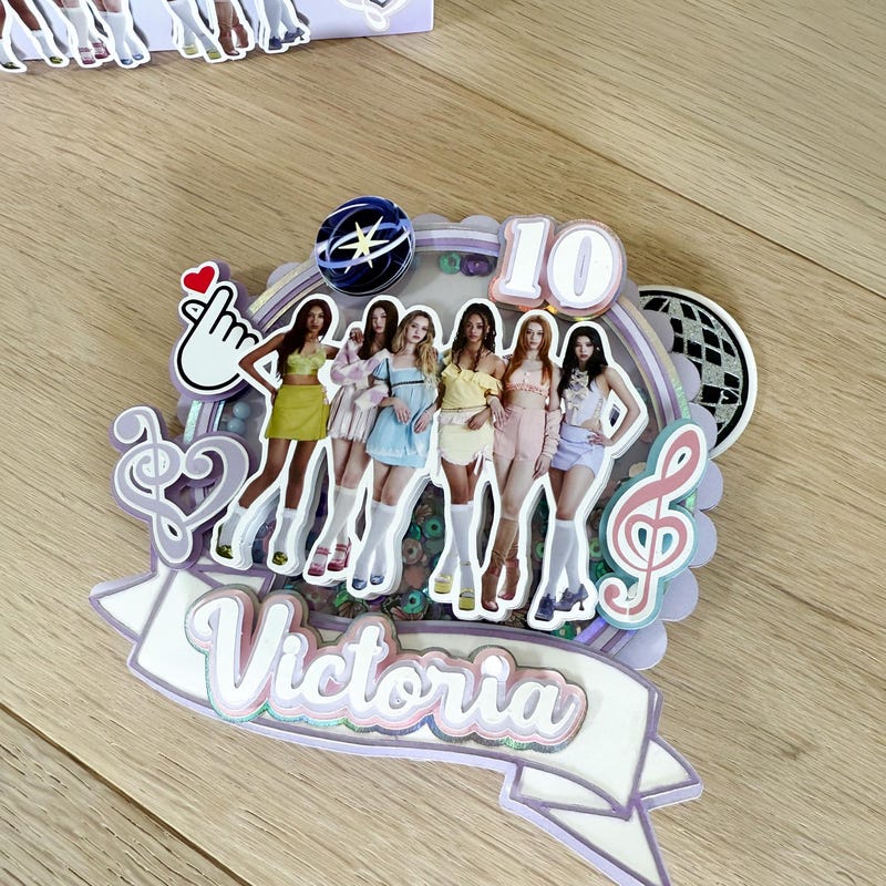 Shaker Cake Topper - Etsy