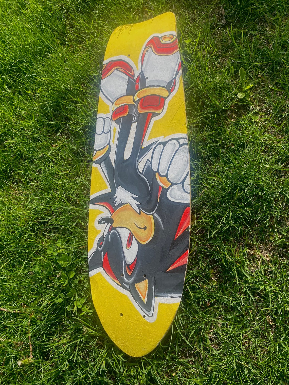 Custom Shadow the Hedgehog Cruiser Skateboard - Etsy