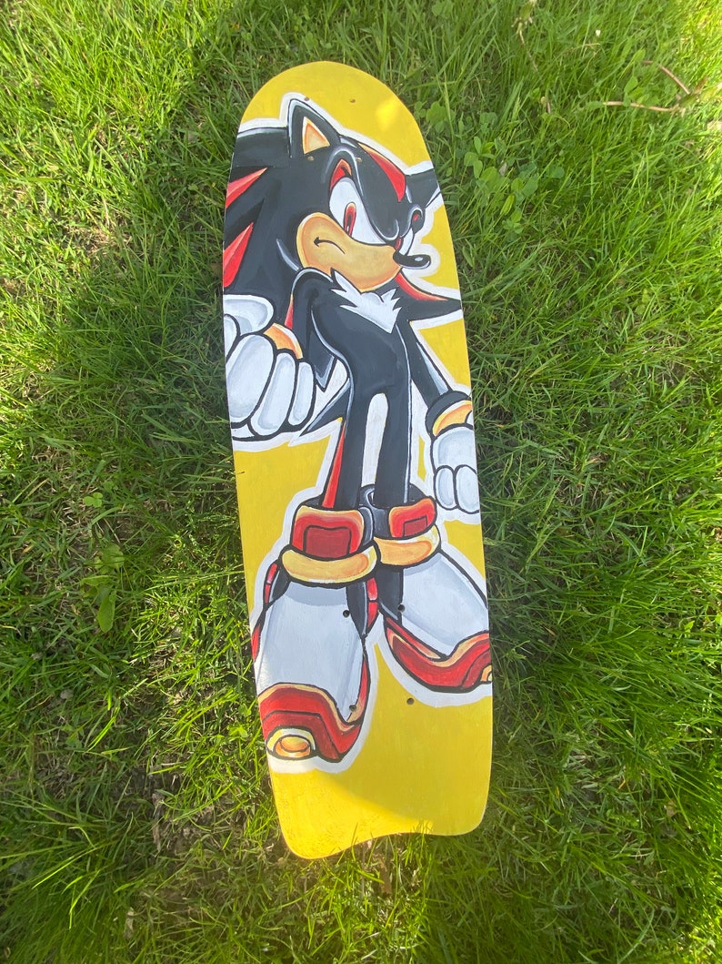 Custom Shadow the Hedgehog Cruiser Skateboard - Etsy