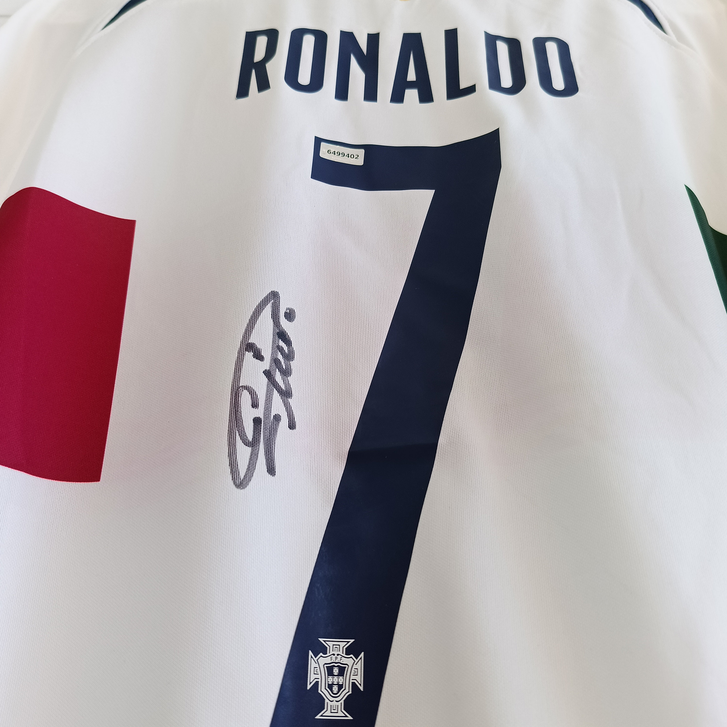 Cristiano Ronaldo Hand-signed, Autographed the Portugal National Soccer ...