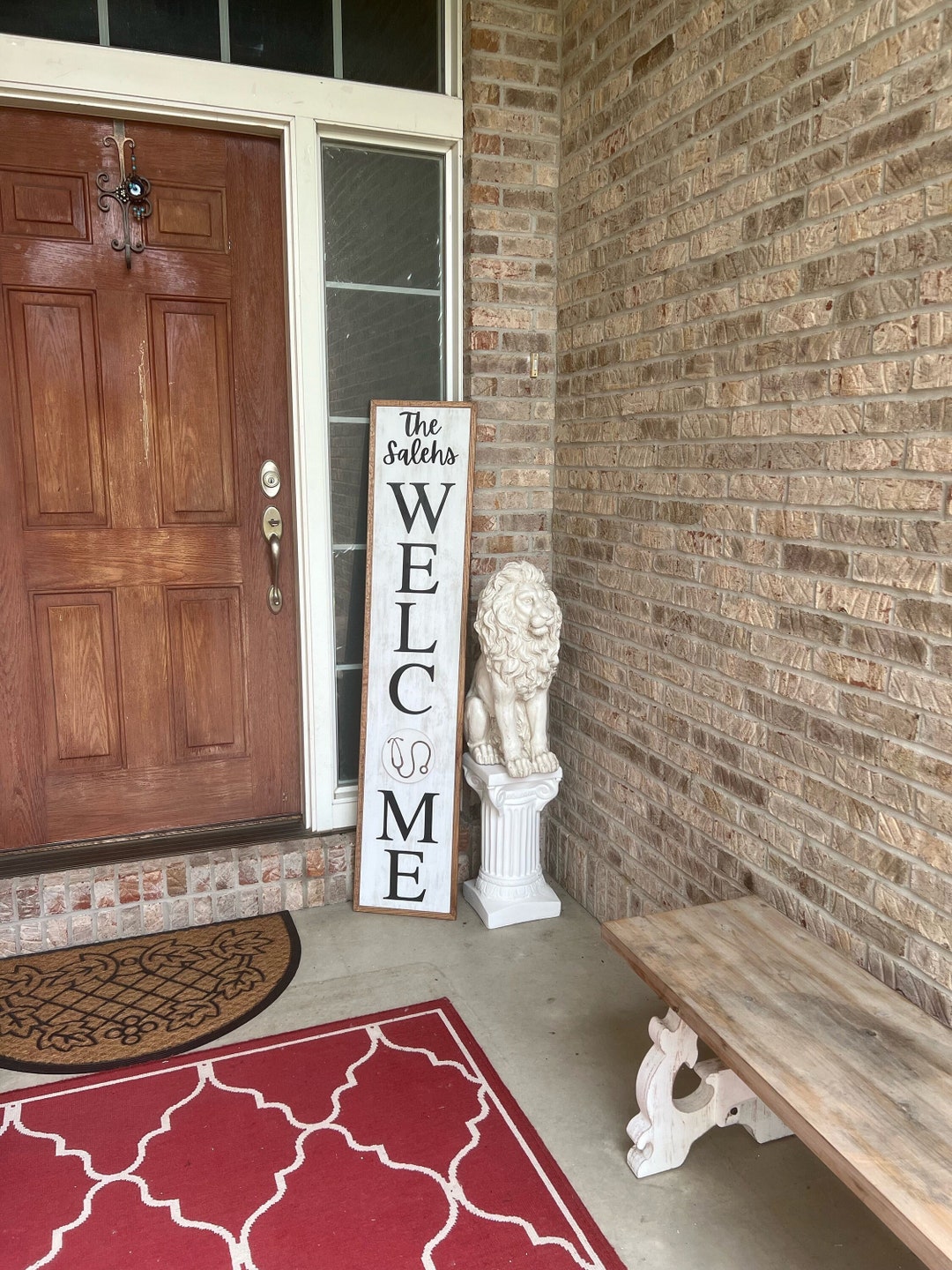 Large Interchangeable Welcome Sign - Etsy