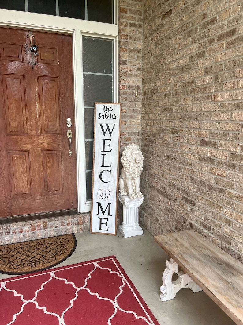 Large Interchangeable Welcome Sign - Etsy