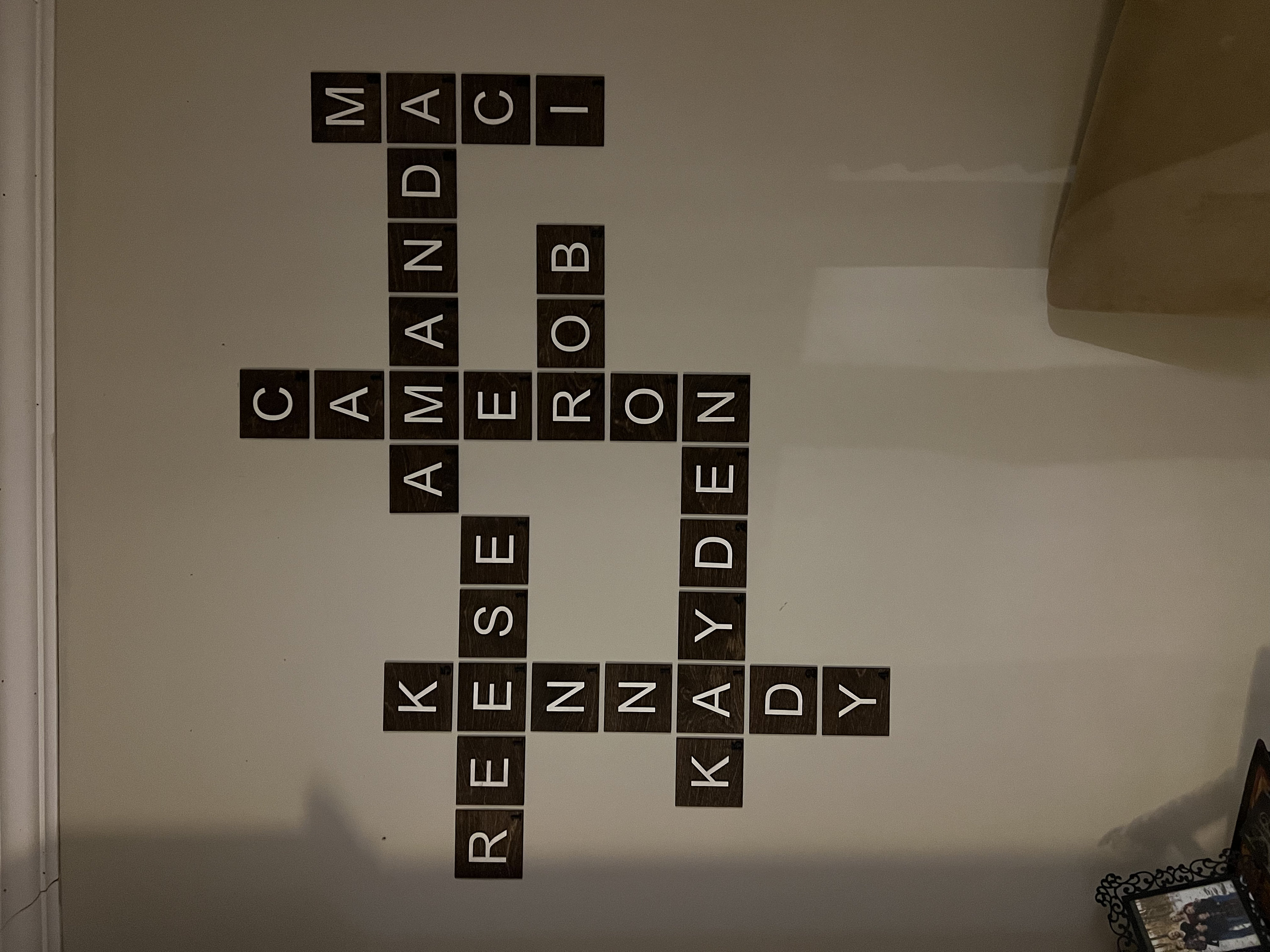 Laser Cut Family Scrabble Tiles, Real Wood - Etsy