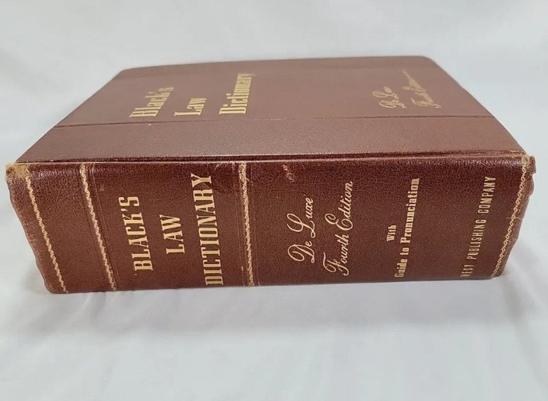 Blacks Law Dictionary - Etsy