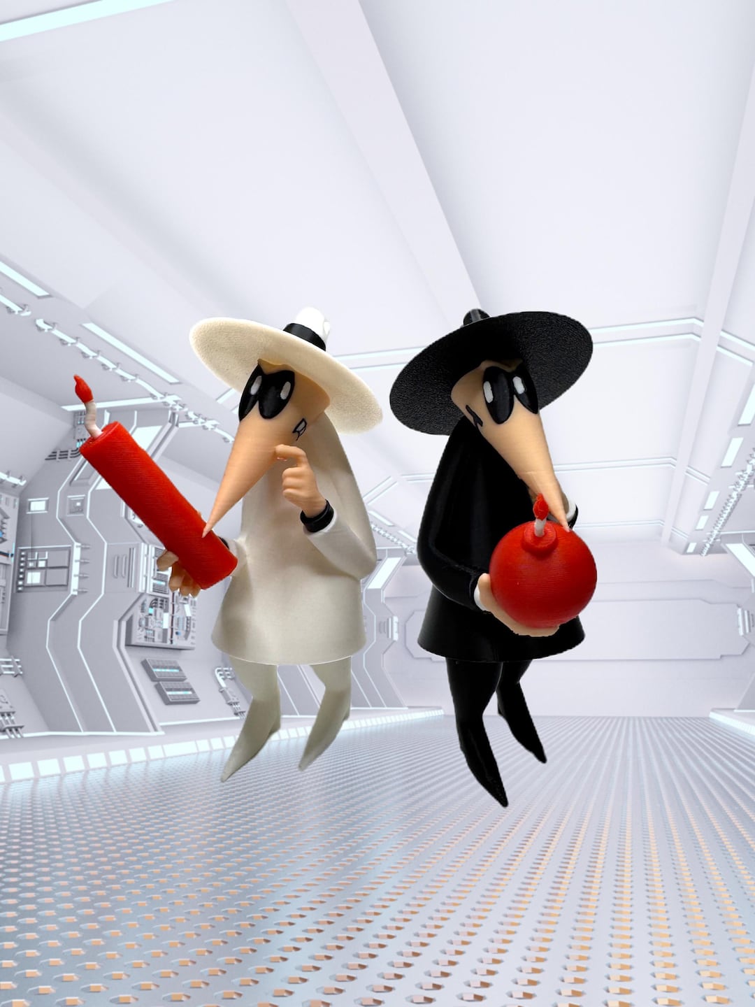 Spy Vs. Spy Figurines: Mad Magazine Collectible Set - Etsy