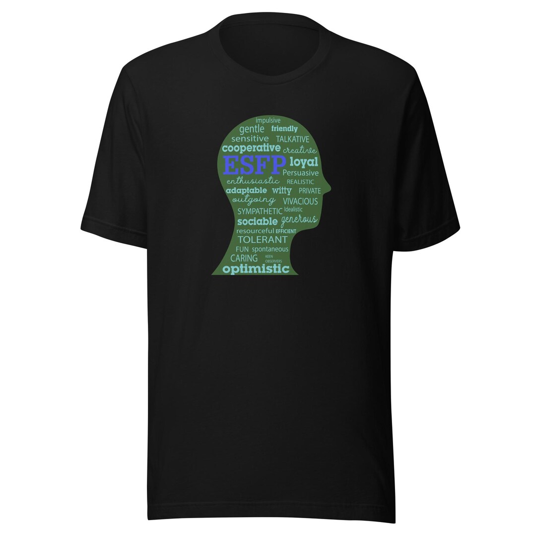 ESFP Shirt the Entertainer Personality Logo Head Traits - Etsy