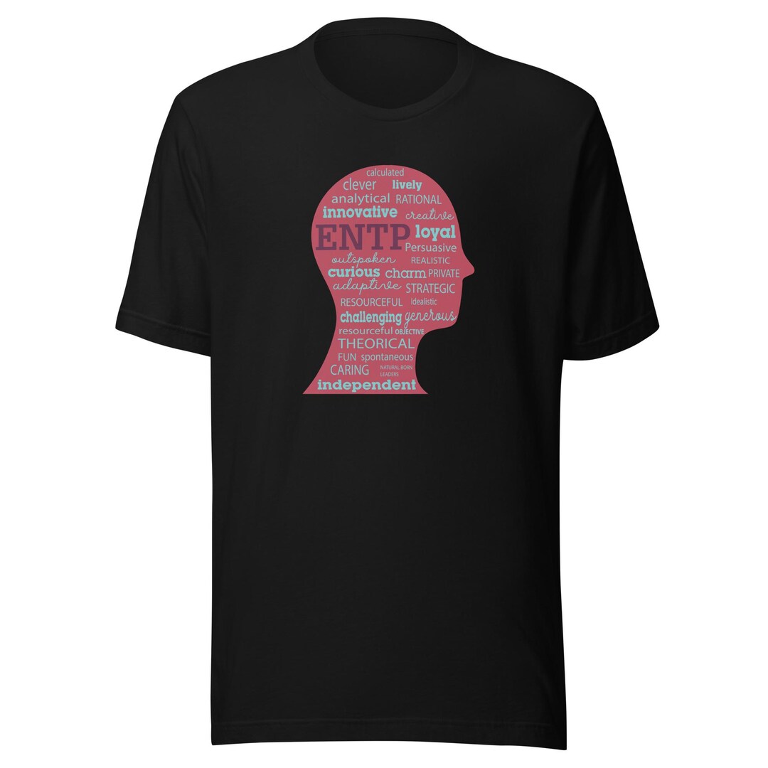ENTP Shirt the Debater Personality Logo Head Traits - Etsy