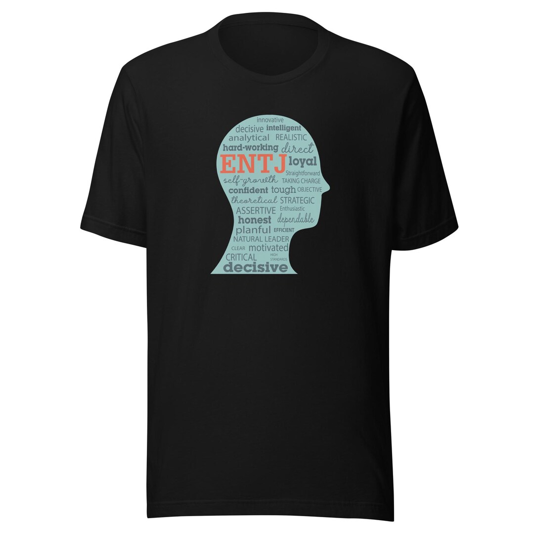 ENTJ Shirt the Commander Personality Logo Head Traits - Etsy